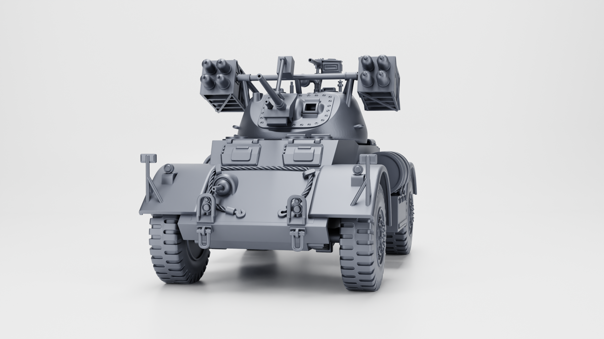 Staghound Mk.I with Landmattress (8 Rockets) (US, WW2) by Wargame3D ...