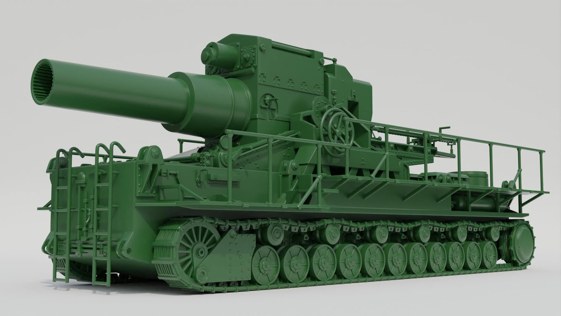 Self-propelled siege mortar Karl Gerat VI by Wargame3D - Wargaming3D