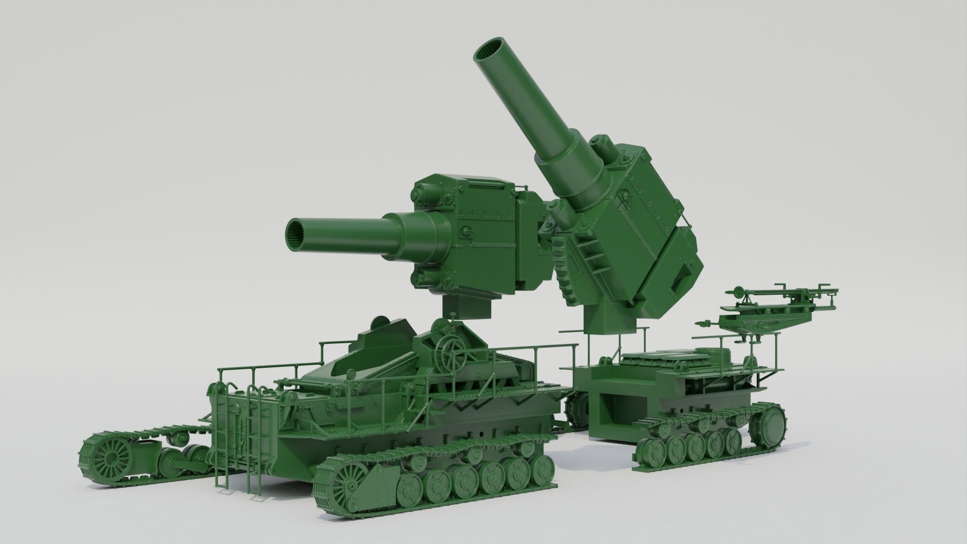 Self-propelled siege mortar Karl Gerat VI by Wargame3D - Wargaming3D