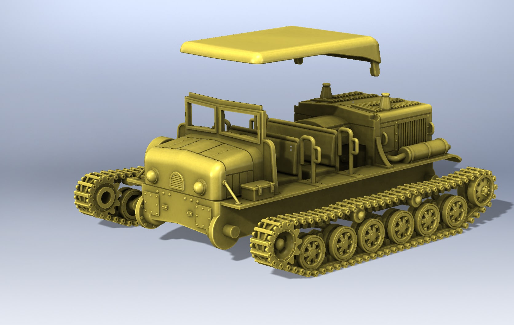 Type 98 6t Prime Mover Ro-Ke (Japan, WW2) by Wargame3D - Wargaming3D