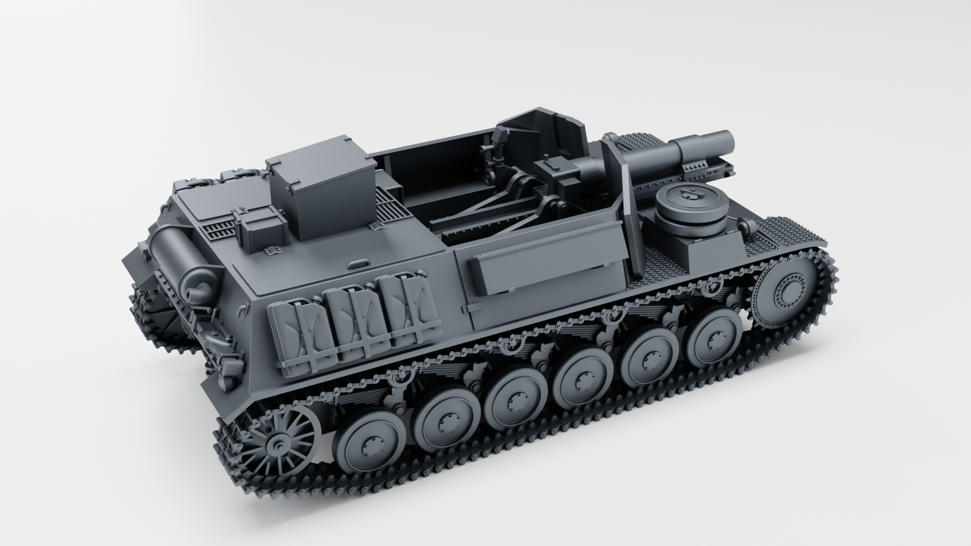 Sturmpanzer II Bison (15cm sIG 33 auf Panzer II) (Germany, WW2) by ...