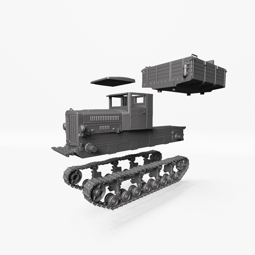 Komintern Artillery Tractor (USSR, WW2) by Wargame3D - Wargaming3D