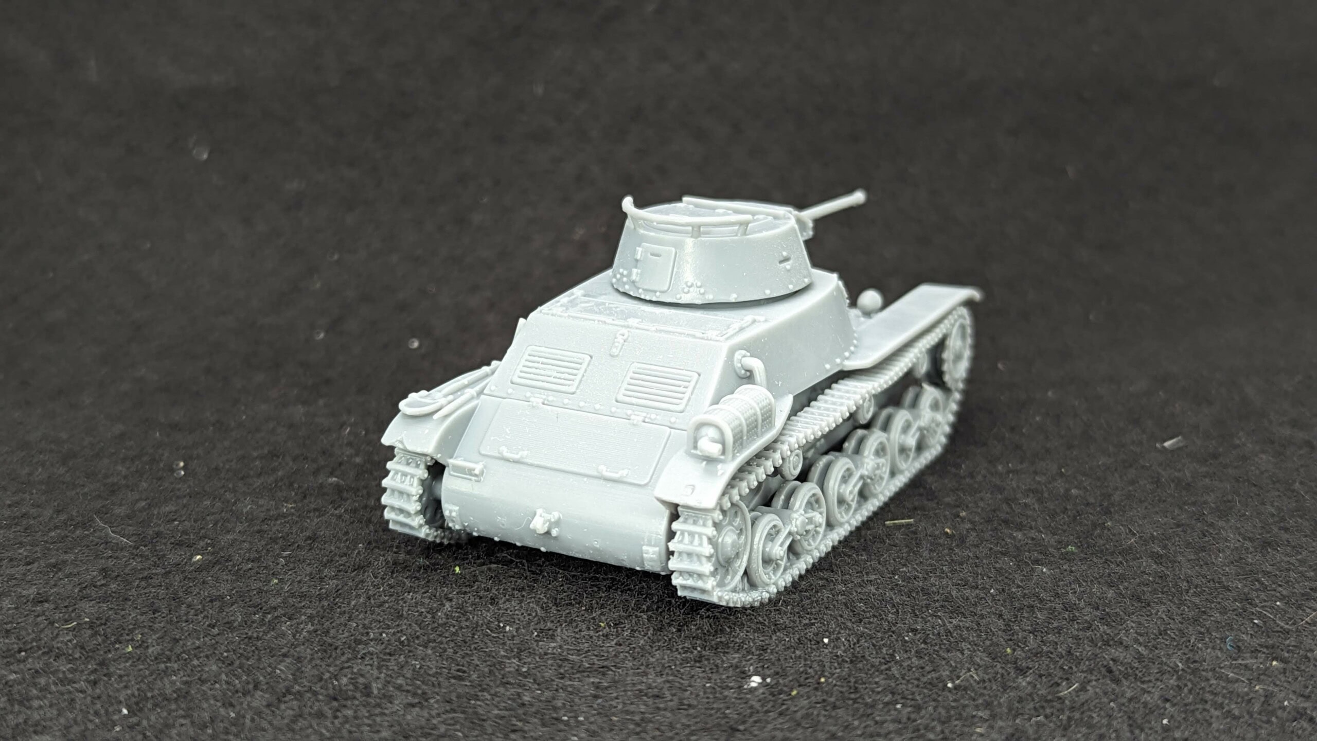 Type 98 Ke-Ni Light Tank + 2 Tankmen (Japan, WW2) by Wargame3D ...