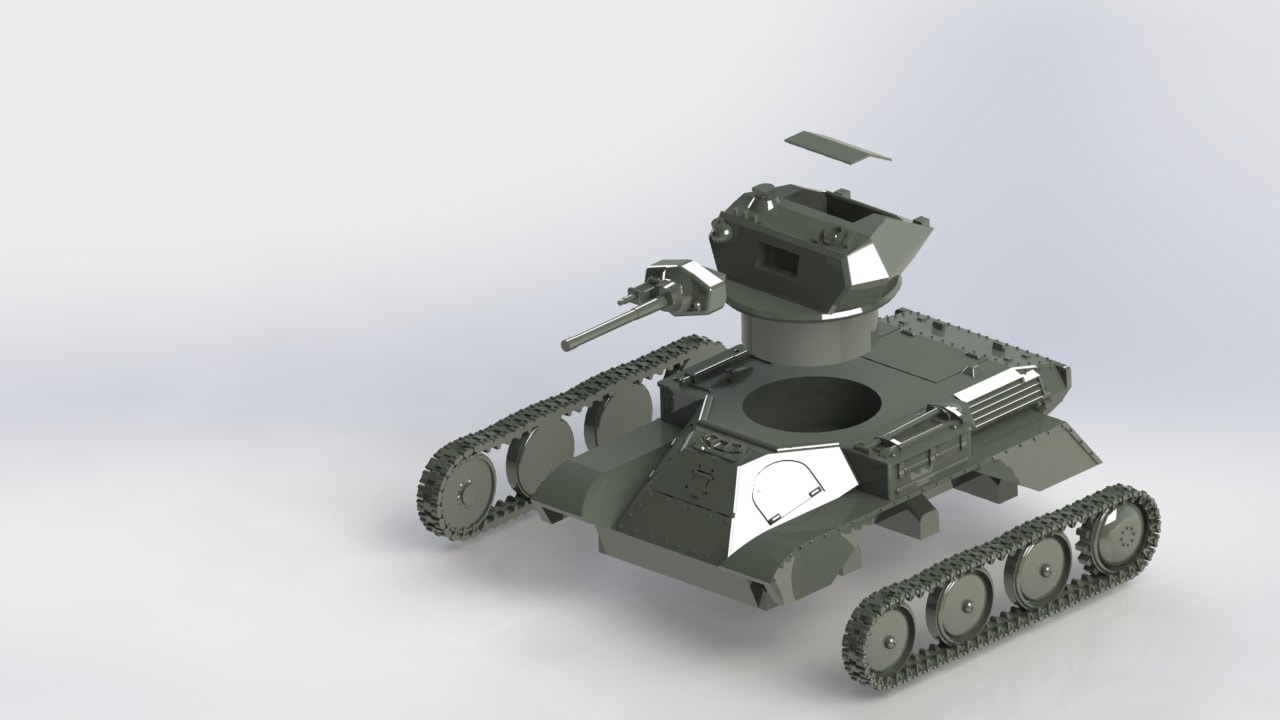 Light Tank Mk.VIII – A25 (“Harry Hopkins”) (UK, WW2) by Wargame3D ...