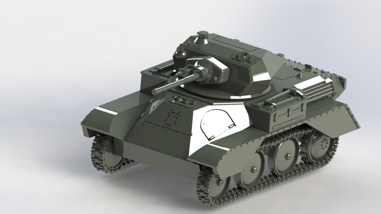 Light Tank Mk.VIII – A25 (“Harry Hopkins”) (UK, WW2) by Wargame3D ...