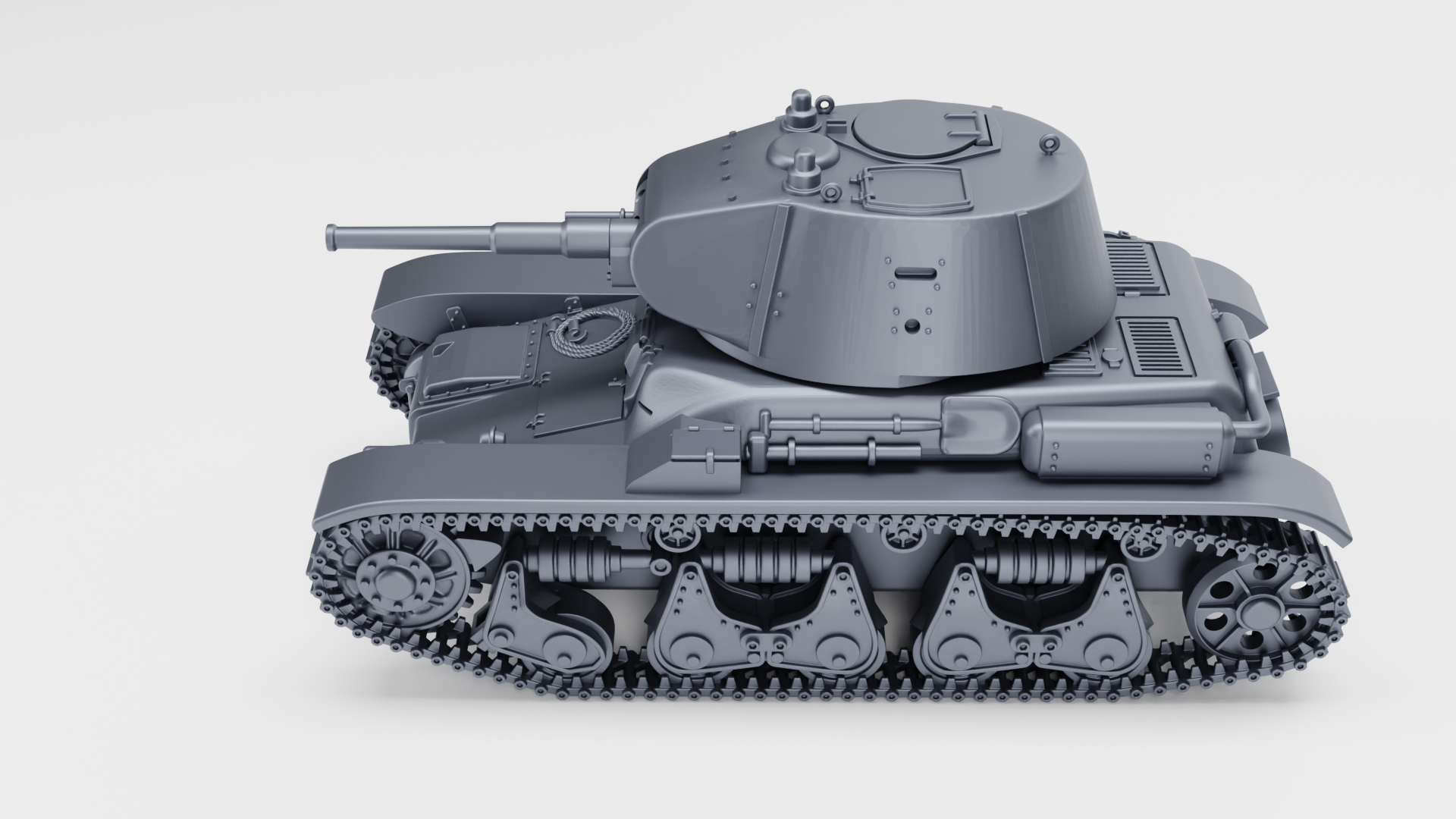 Panzerkampfwagen 35R 731(f) mit T-26 Turm + 3 Tankmen (Ad-Hoc, Germany ...