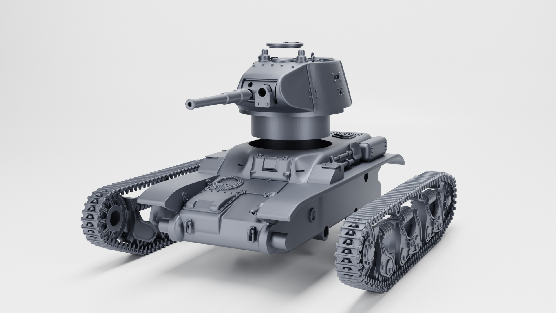Panzerkampfwagen 35R 731(f) mit T-26 Turm + 3 Tankmen (Ad-Hoc, Germany ...