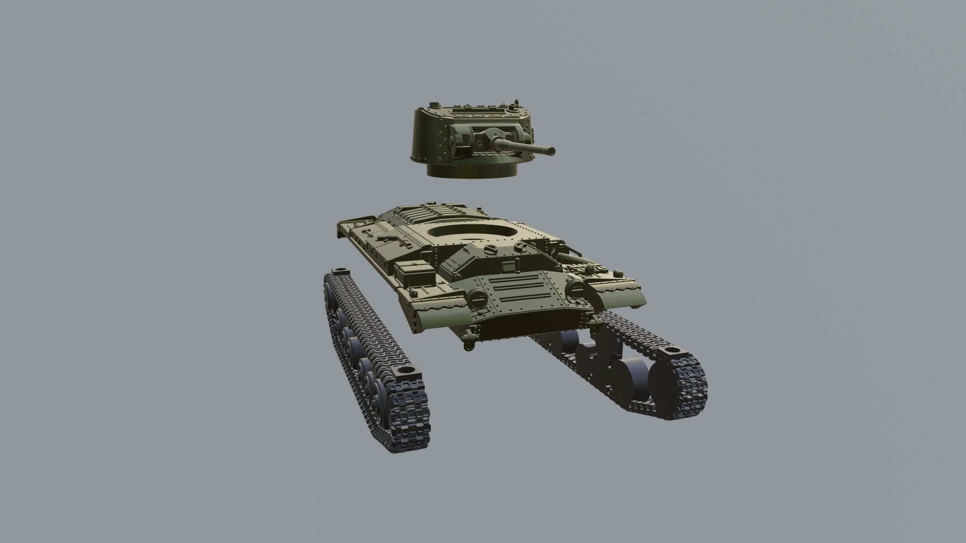 Valentine Tank Mk.IV (UK, WW2) by Wargame3D - Wargaming3D