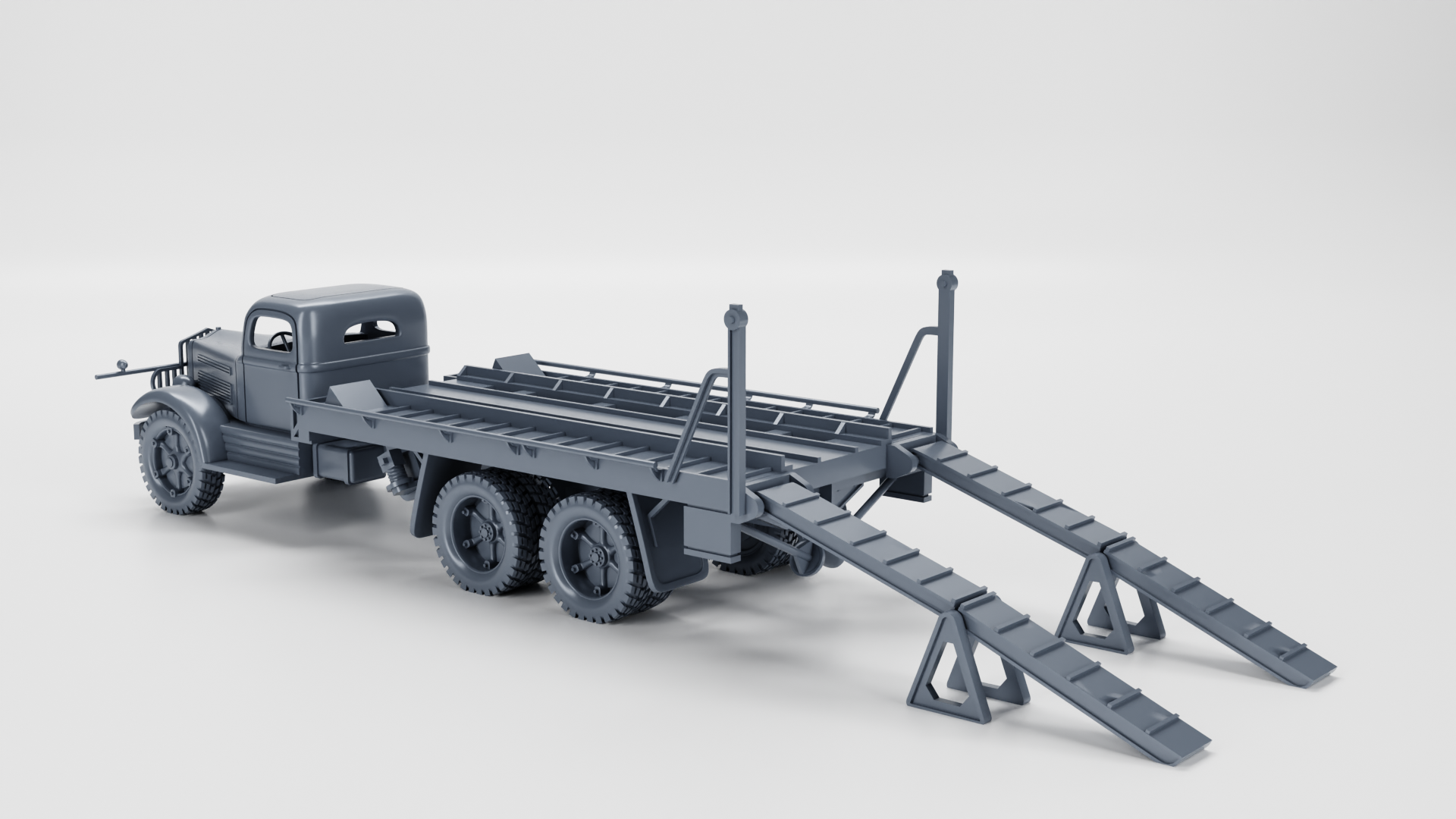 White 920 Tank Transporter (18-Ton, 6x4) (US, WW2) by Wargame3D ...
