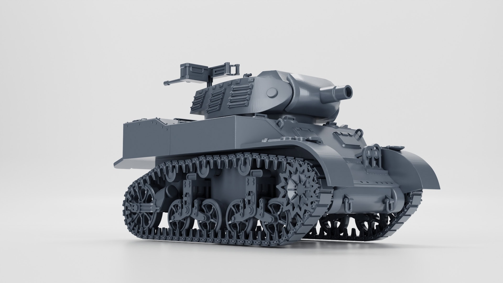 M8 Scott Howitzer Motor Carriage (US, WW2) by Wargame3D - Wargaming3D
