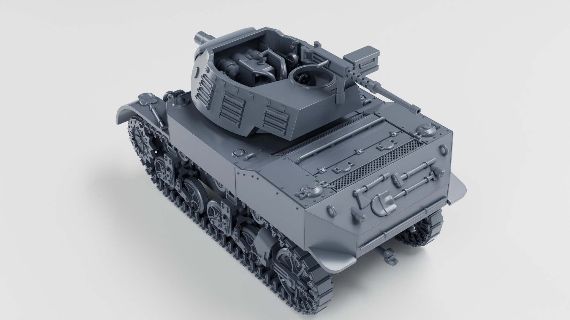 M8 Scott Howitzer Motor Carriage (US, WW2) by Wargame3D - Wargaming3D