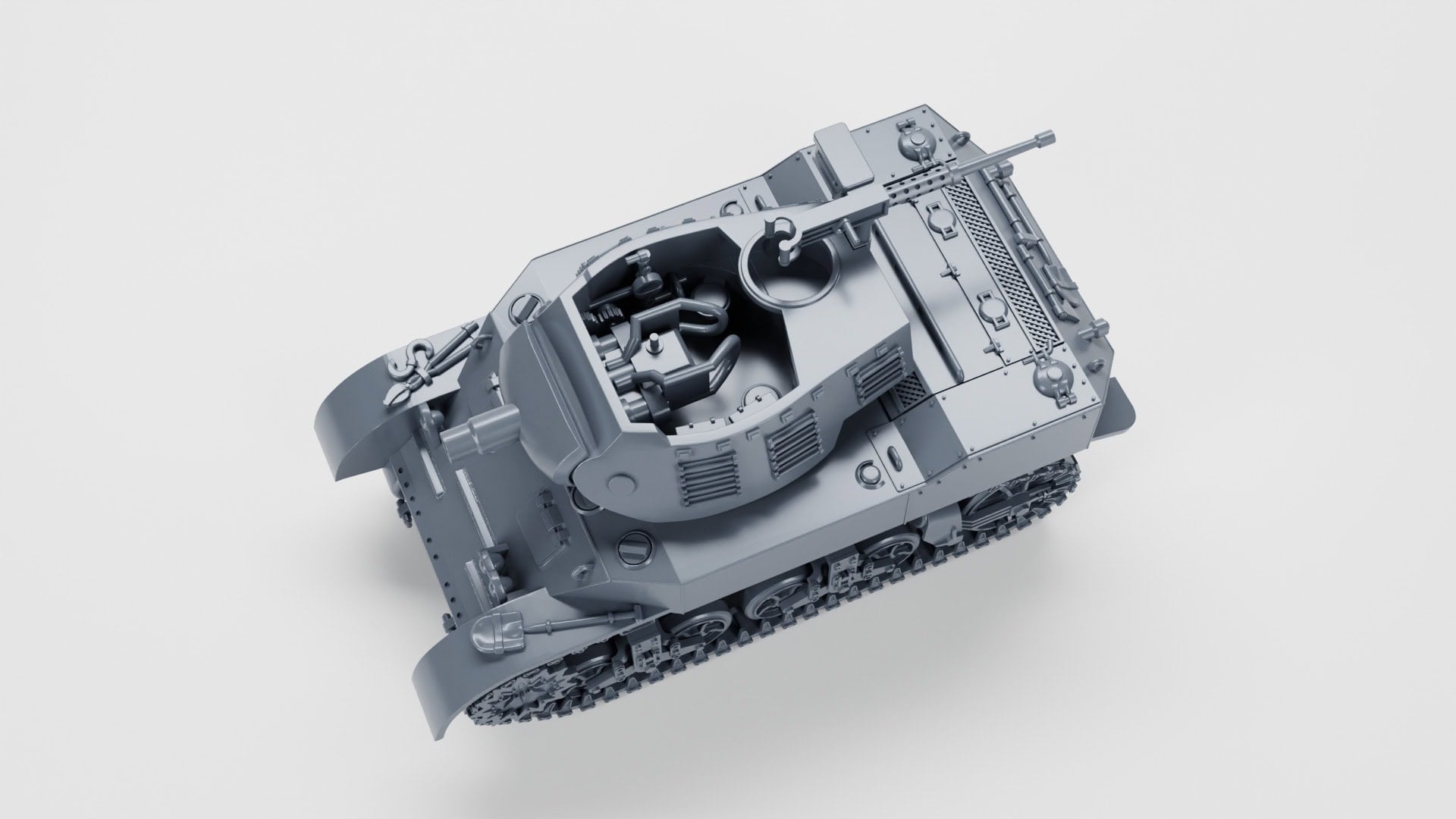 M8 Scott Howitzer Motor Carriage (US, WW2) by Wargame3D - Wargaming3D