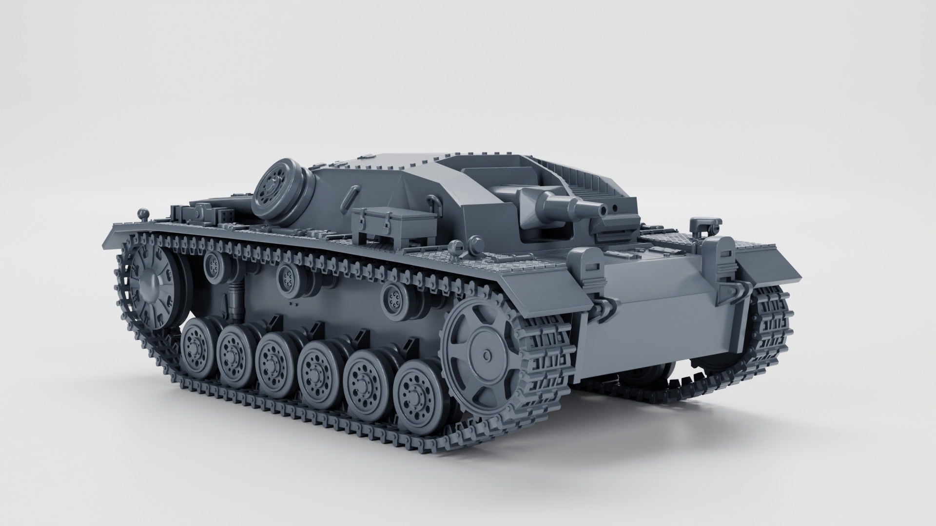 Stug III Ausf.B + 3 Tankmen (Germany, WW2) by Wargame3D - Wargaming3D