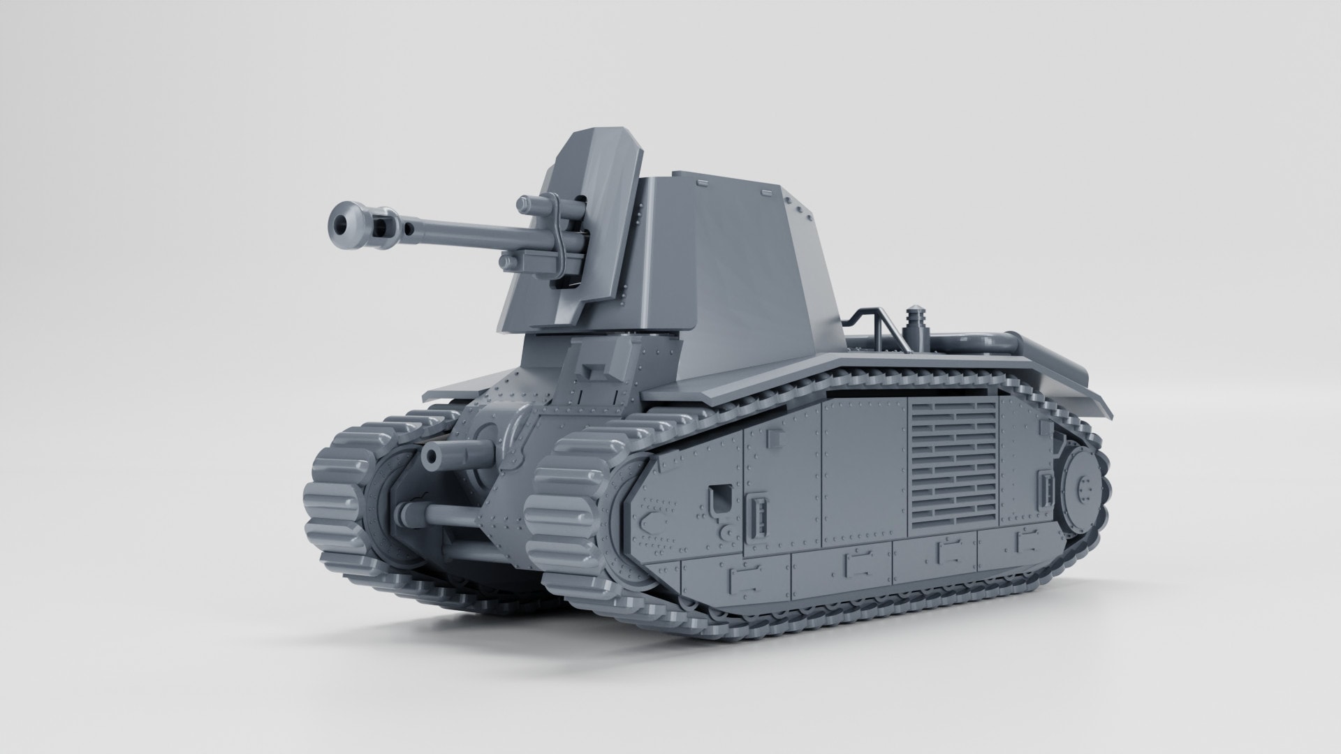 10.5cm leFH 18/3 auf Geschutzwagen B2 (Germany, WW2) by Wargame3D ...