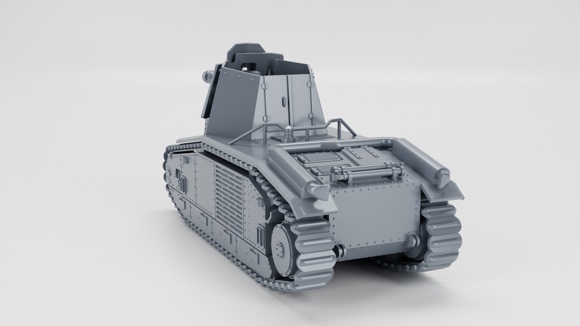 10.5cm leFH 18/3 auf Geschutzwagen B2 (Germany, WW2) by Wargame3D ...