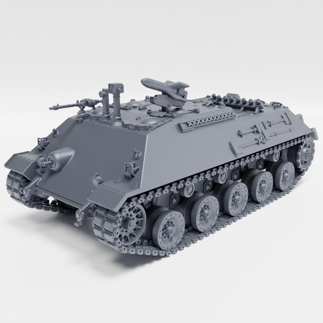 Raketenjagdpanzer 2 (Germany, Cold war) (scale 1:56 and 1:100) by ...