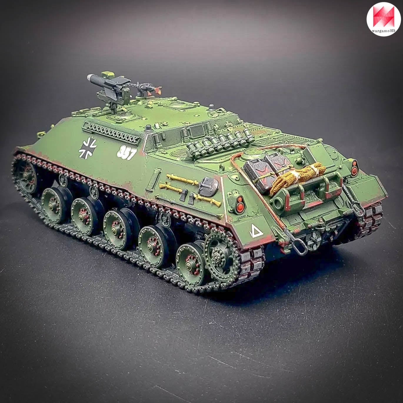 Raketenjagdpanzer 2 (Germany, Cold war) (scale 1:56 and 1:100) by ...