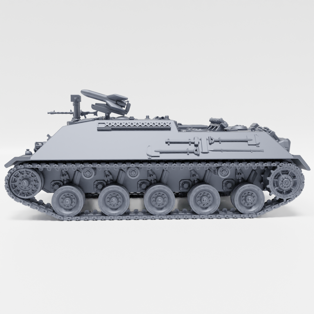 Raketenjagdpanzer 2 (Germany, Cold war) (scale 1:56 and 1:100) by ...