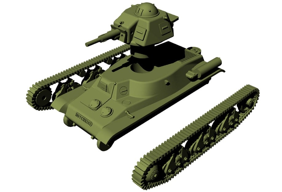 Light Tank Hotchkiss H39 (France, WW2) by Wargame3D - Wargaming3D