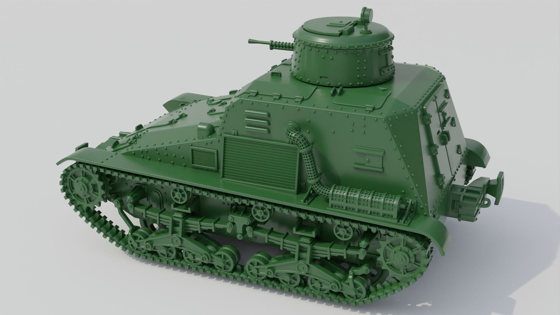 Type 95 So-Ki Armored Railroad Tankette + 2 Tankmen (Japan, WW2) by ...