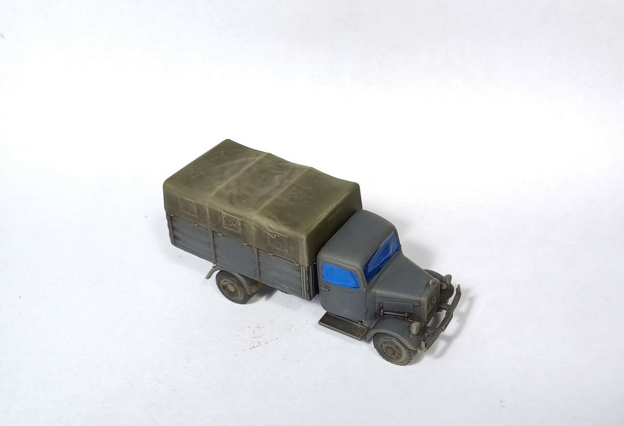 Mercedes-Benz L3000 (4x2) Medium truck (Germany, WW2) by Wargame3D ...