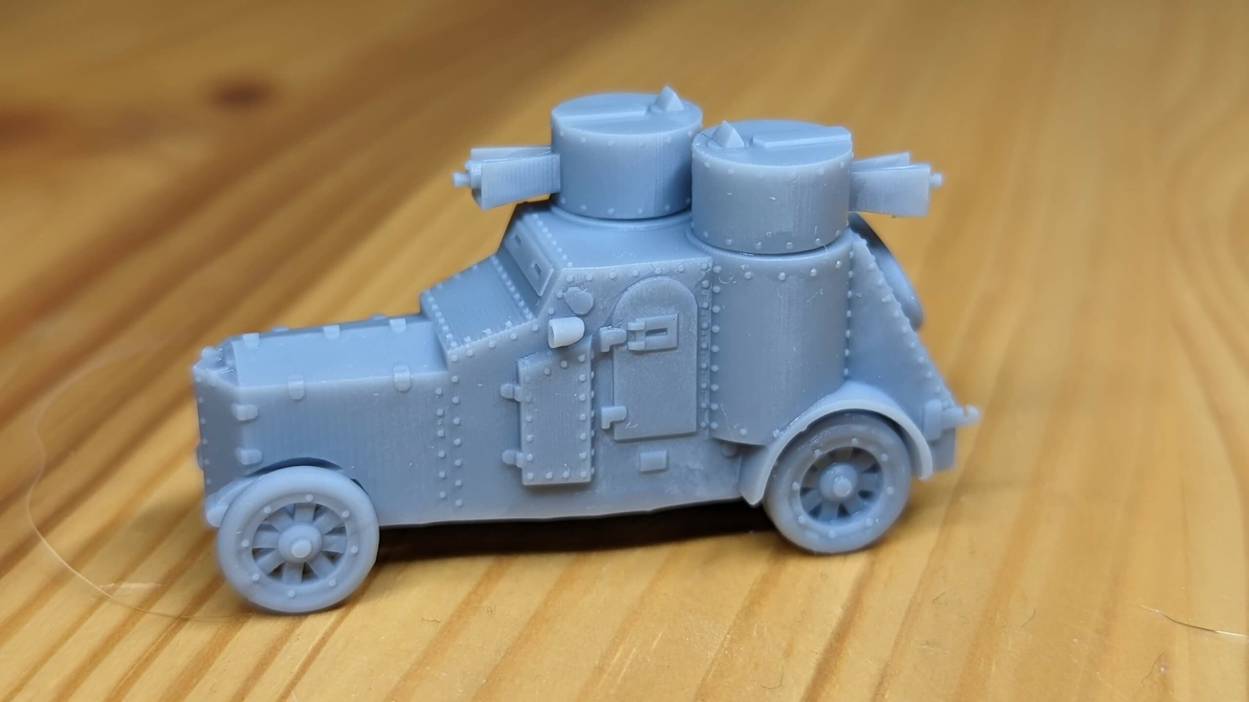 Austin armoured car (WW1, British Empire) by Wargame3D - Wargaming3D