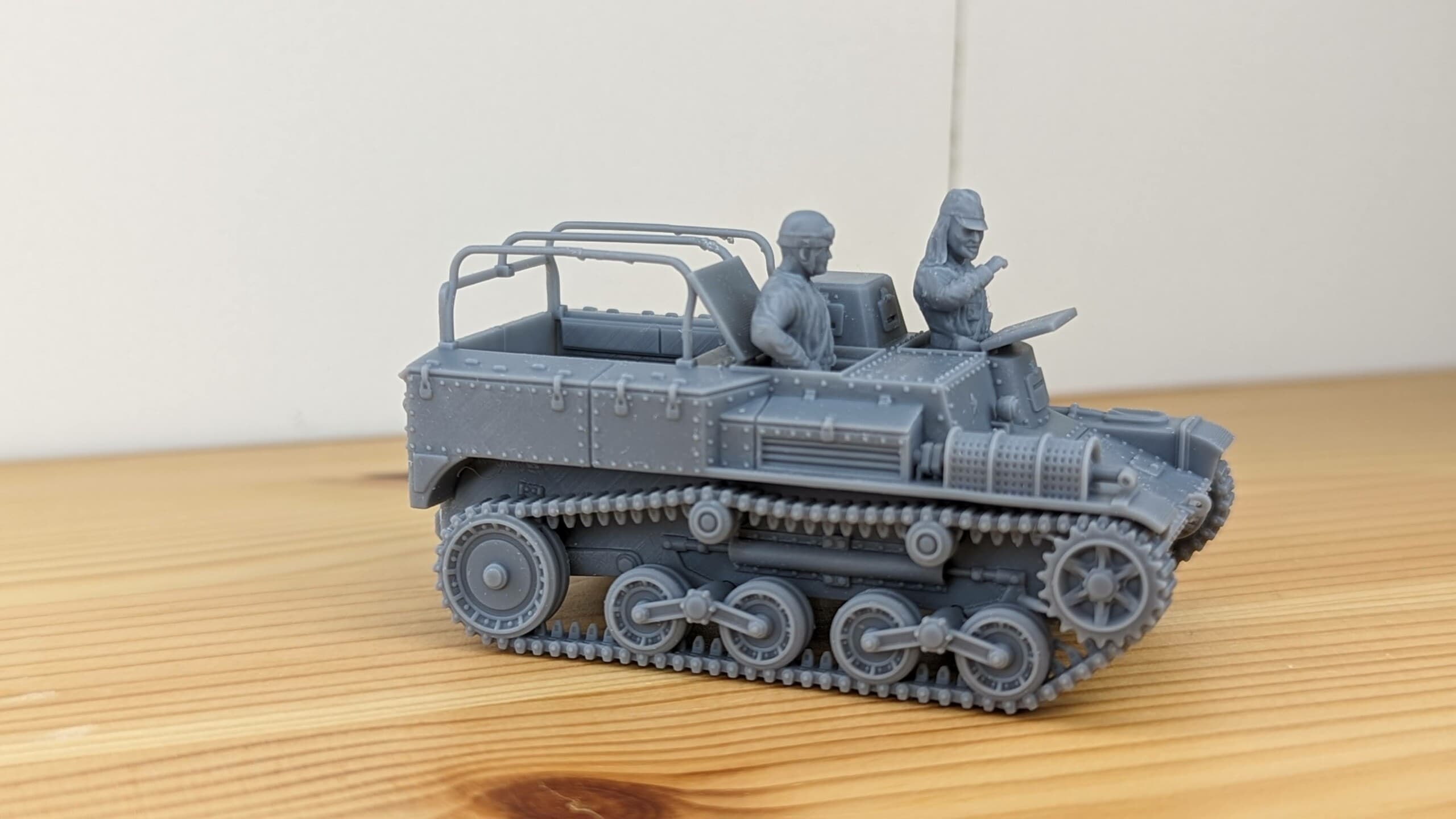 Type 98 So-Da Carrier + 2 Tankmen (Japan, WW2) by Wargame3D - Wargaming3D