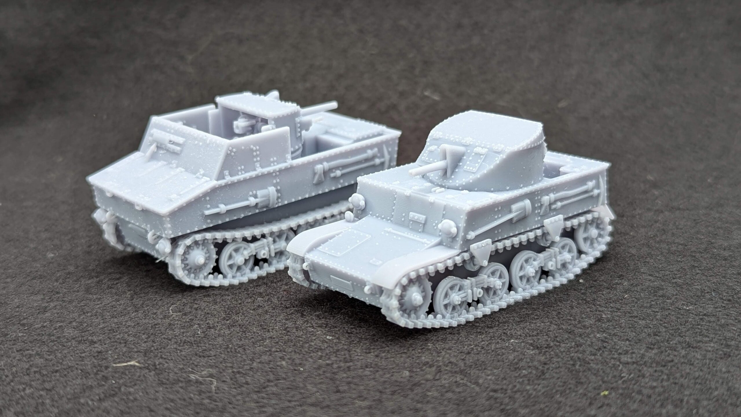 Tank hunter T13 B1 + T13 B3 (Belgium, Interwar+WW2) by Wargame3D ...