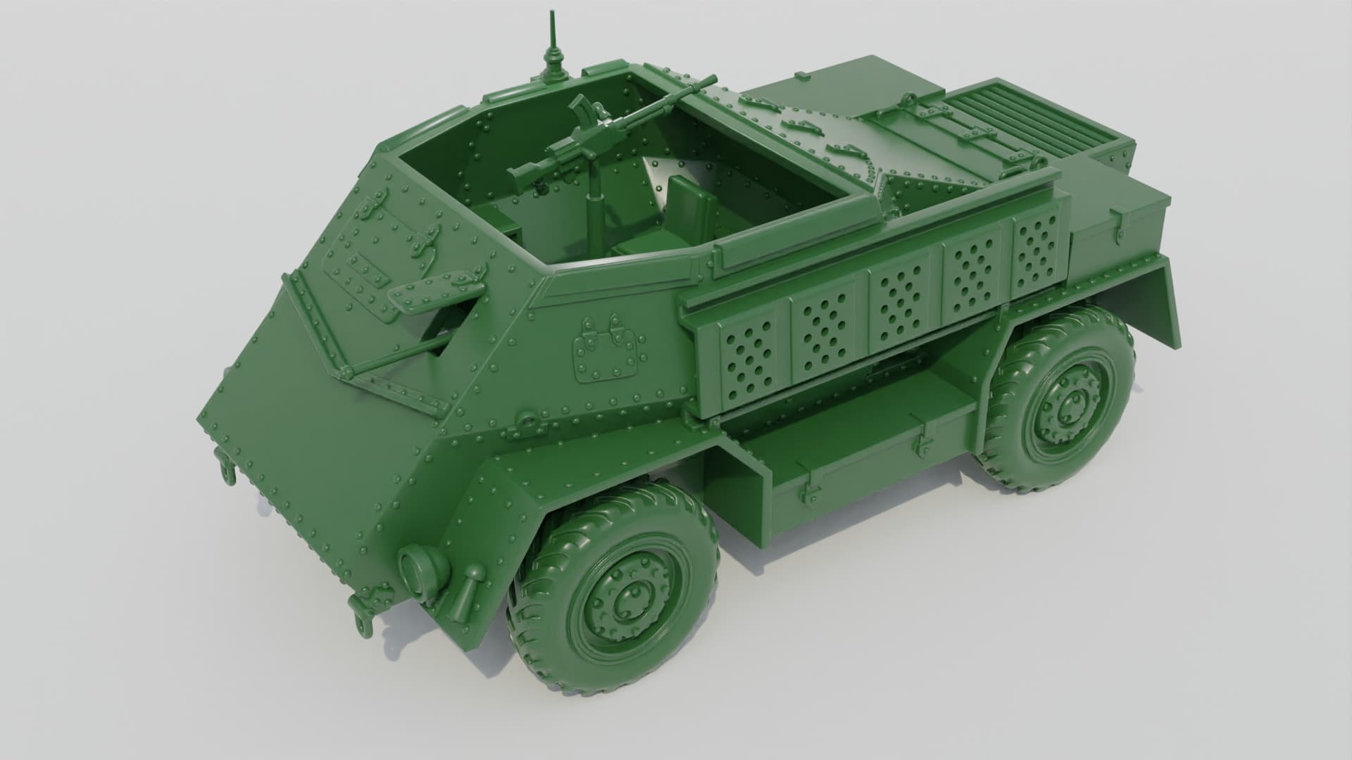 Armoured Carrier Wheeled Indian Pattern Mk.II (UK, WW2) by Wargame3D ...