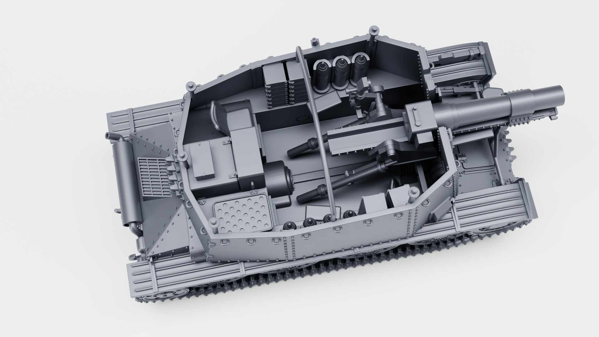 sIG 33 auf Panzer 38(t) Ausf.H Grille (Germany, WW2) by Wargame3D ...