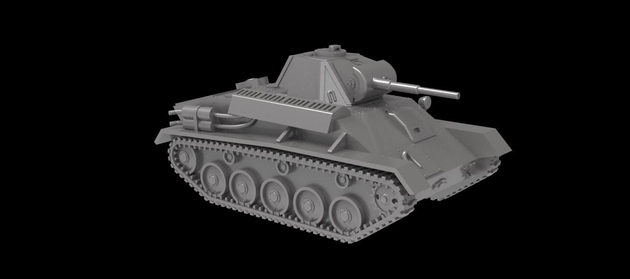 Light Tank T-70 (USSR, WW2) by Wargame3D - Wargaming3D