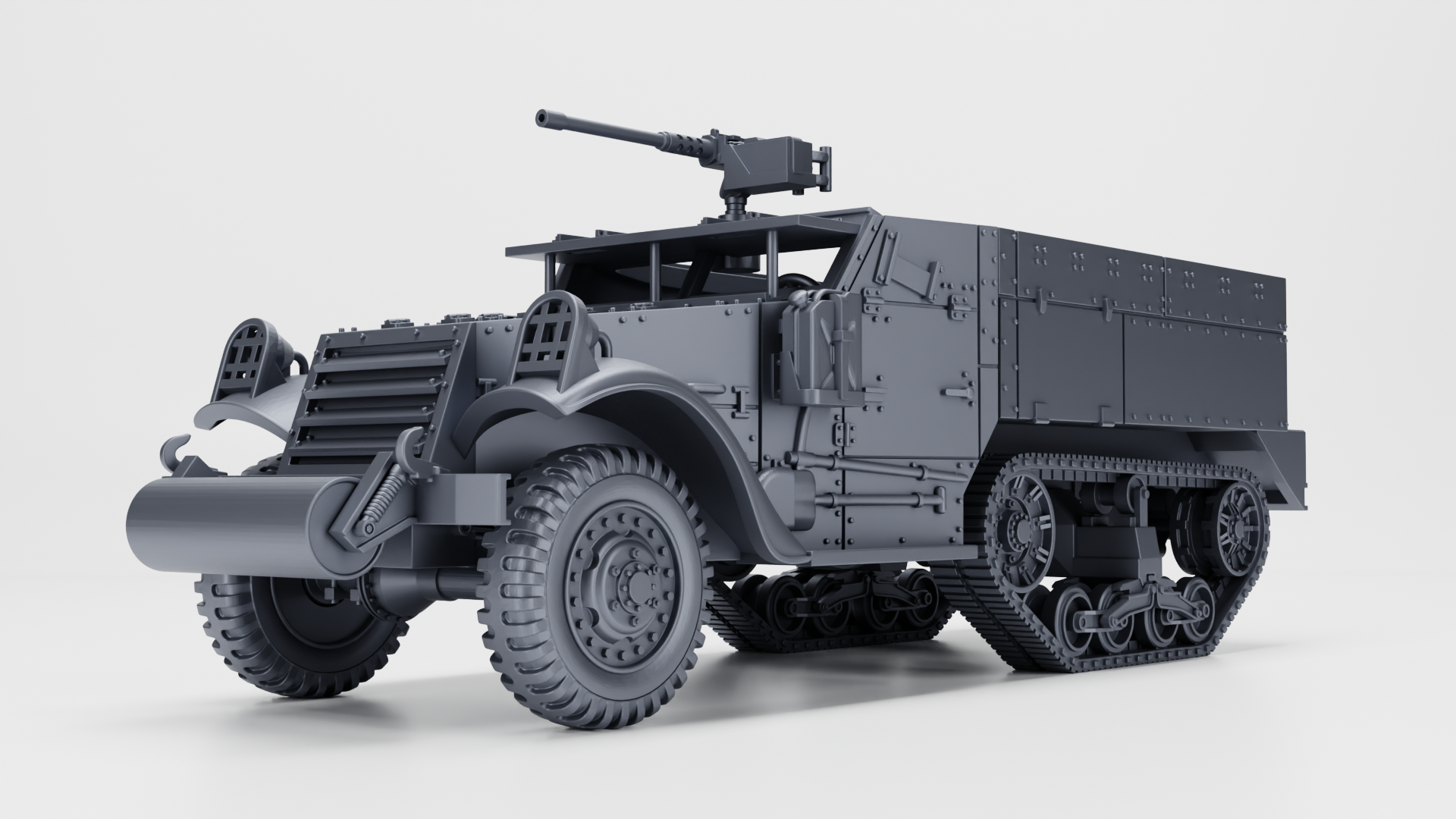 M4 Half-track Mortar Carrier (US, WW2) by Wargame3D - Wargaming3D