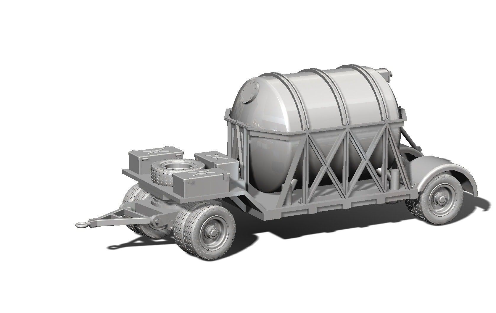 Hanomag SS-100 Gigant (Schwerer Schlepper) + A-stoff trailer for V2 ...