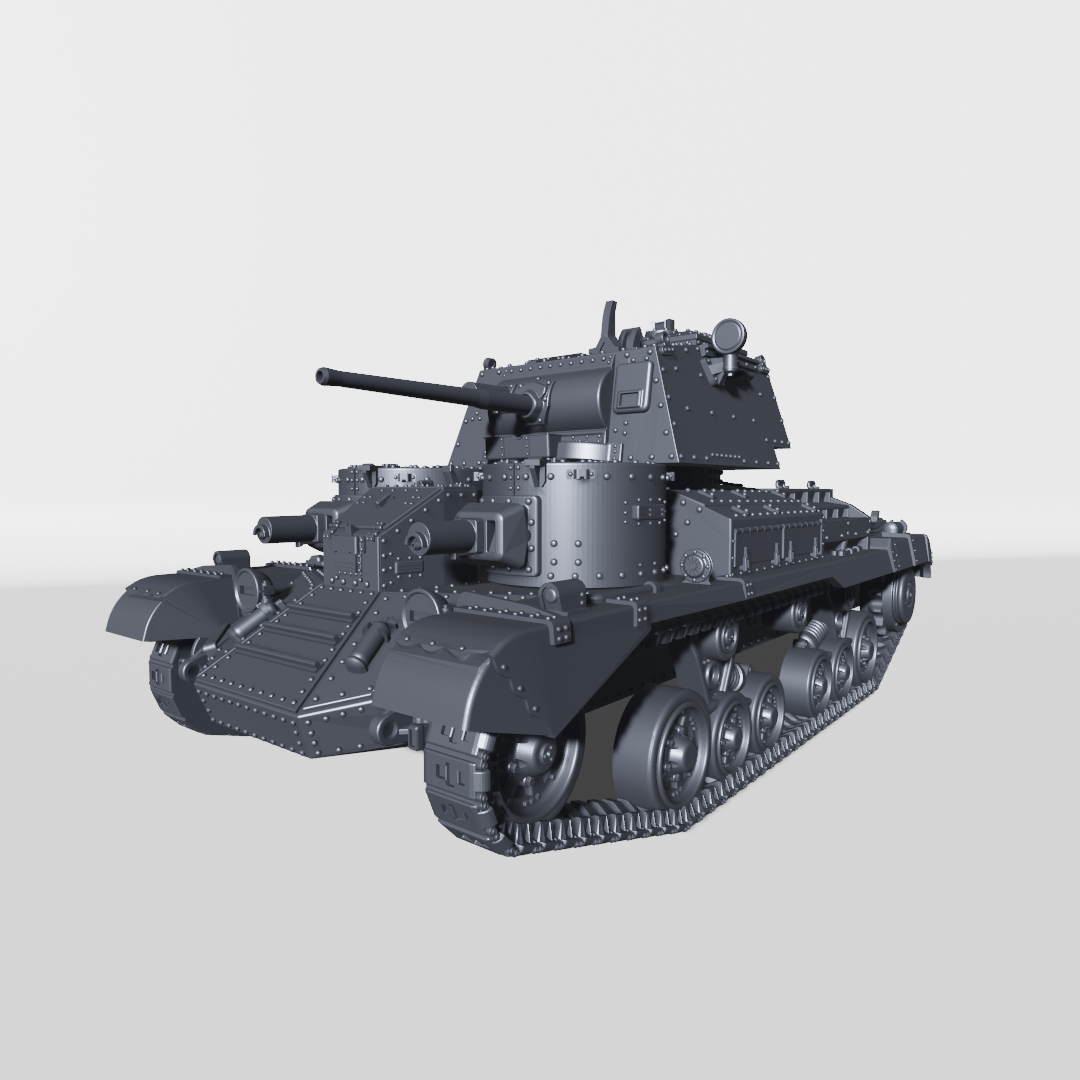 Cruiser tank A9 Mk.I (UK, WW2) by Wargame3D - Wargaming3D