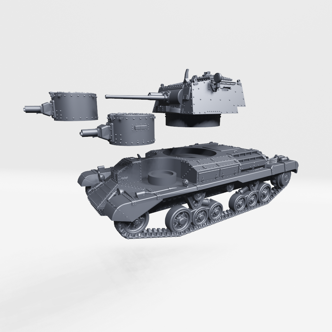 Cruiser tank A9 Mk.I (UK, WW2) by Wargame3D - Wargaming3D
