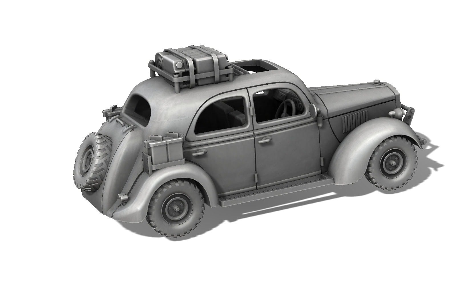 Ford WOA1 staff car (UK, WW2) by Wargame3D - Wargaming3D
