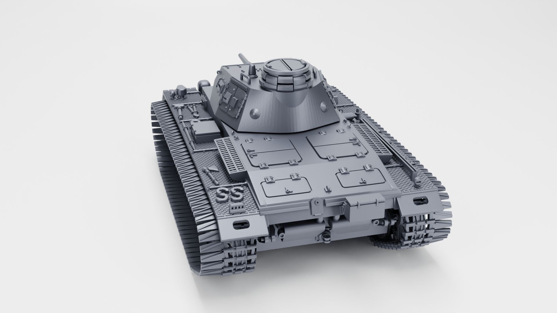 Panzer III Ausf.E + 3 Tankmen (standard + winter edition) (Germany, WW2 ...