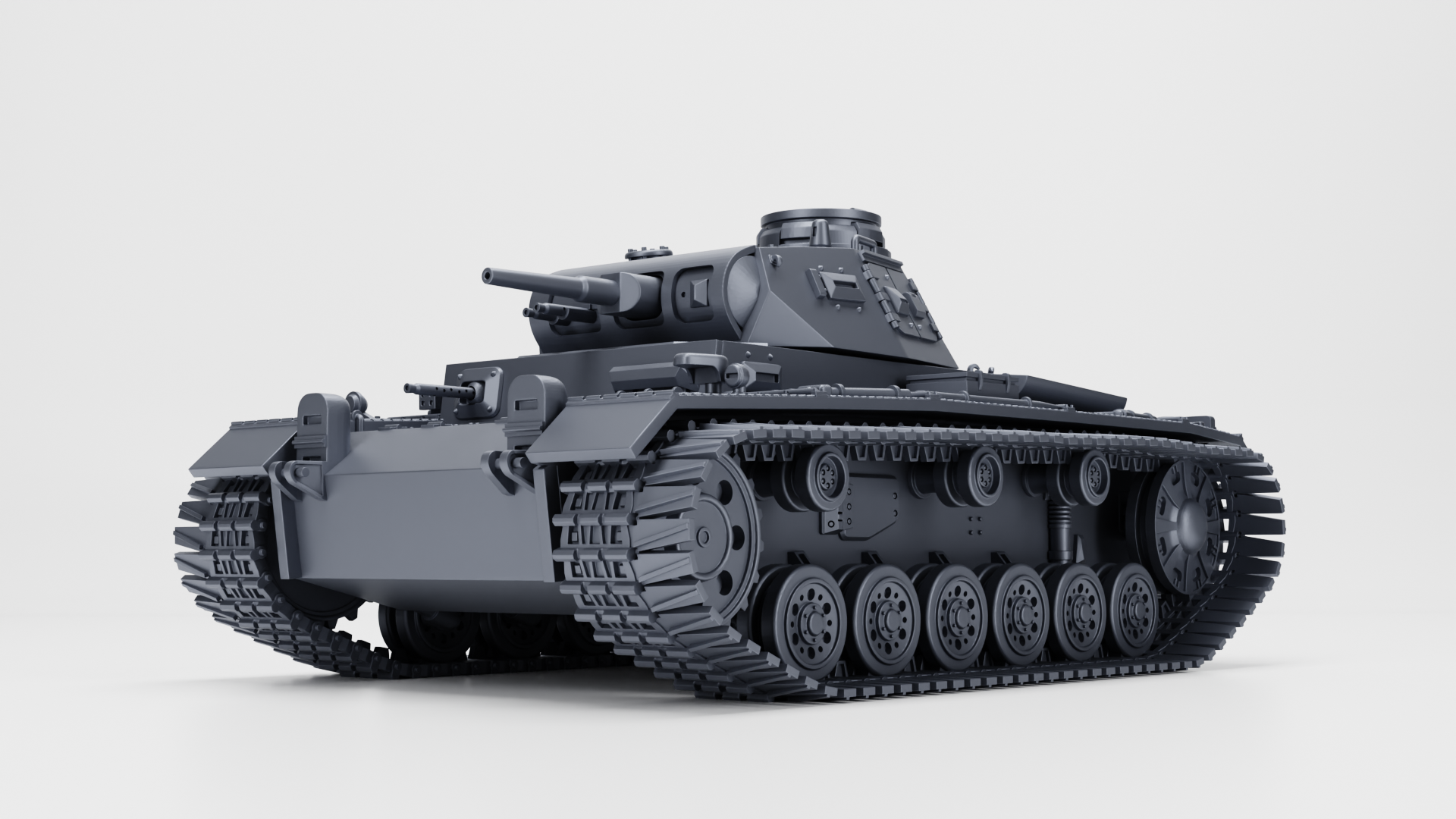 Panzer III Ausf.E + 3 Tankmen (standard + winter edition) (Germany, WW2 ...