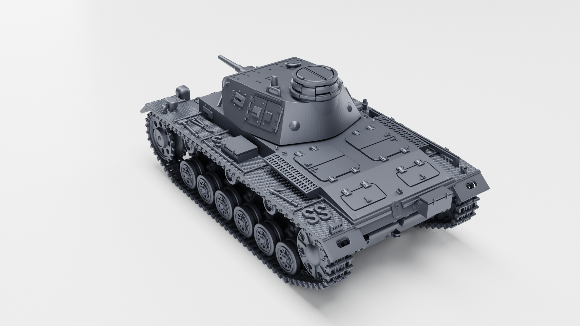 Panzer III Ausf.E + 3 Tankmen (standard + winter edition) (Germany, WW2 ...