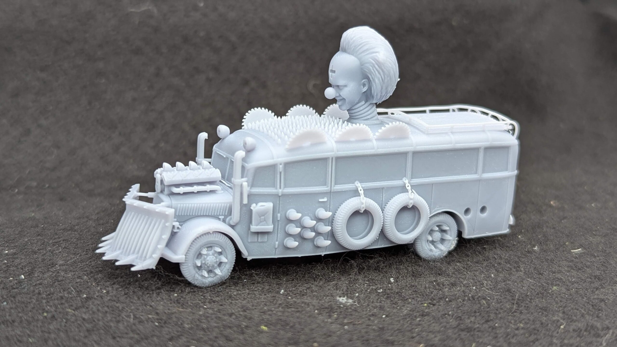 Opel Blitz Ambulance Bus (Germany, WW2) converted to CYBERPUNK style by ...