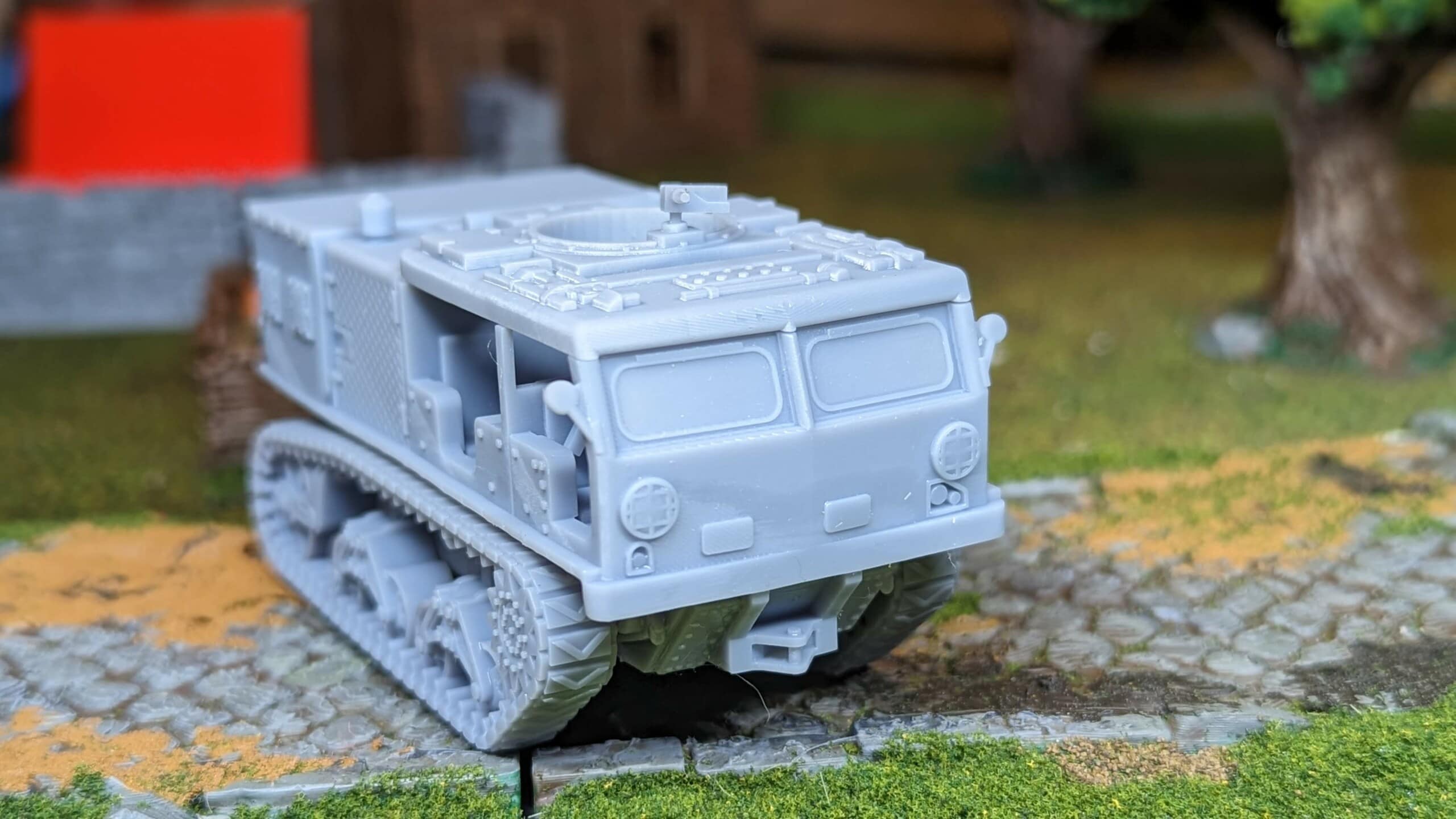 M4 high speed tractor (USA, WW2, D-day) by Wargame3D - Wargaming3D