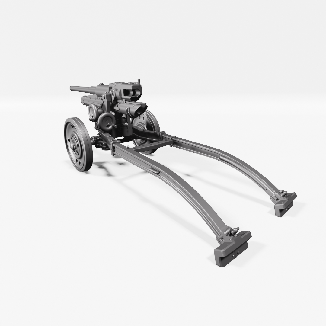 Bohler 47mm anti‑tank gun = Canone 47/32 mod.1935 (KNIL, Austria, Italy ...