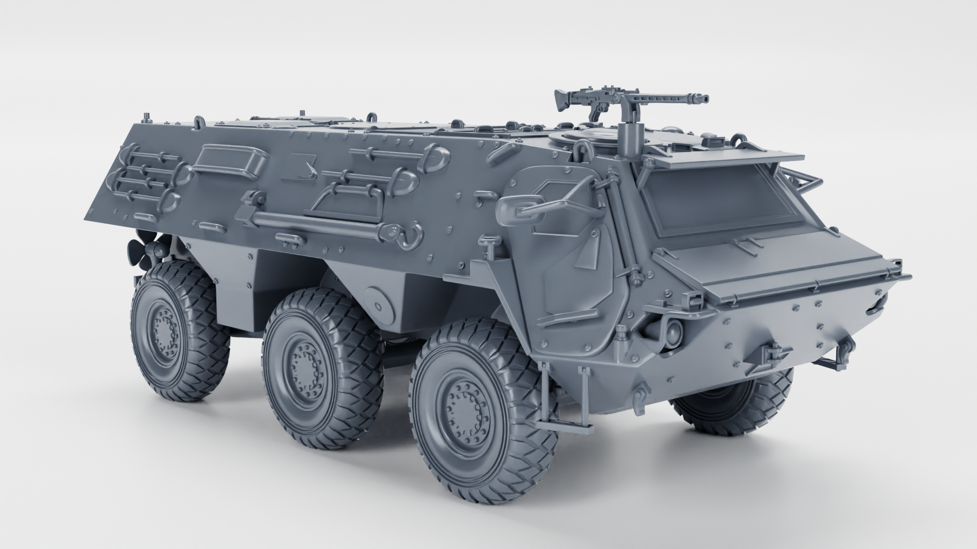 TPz Fuchs 6x6 APC (Germany, Cold war) (scale 1:56 and 1:100) by ...