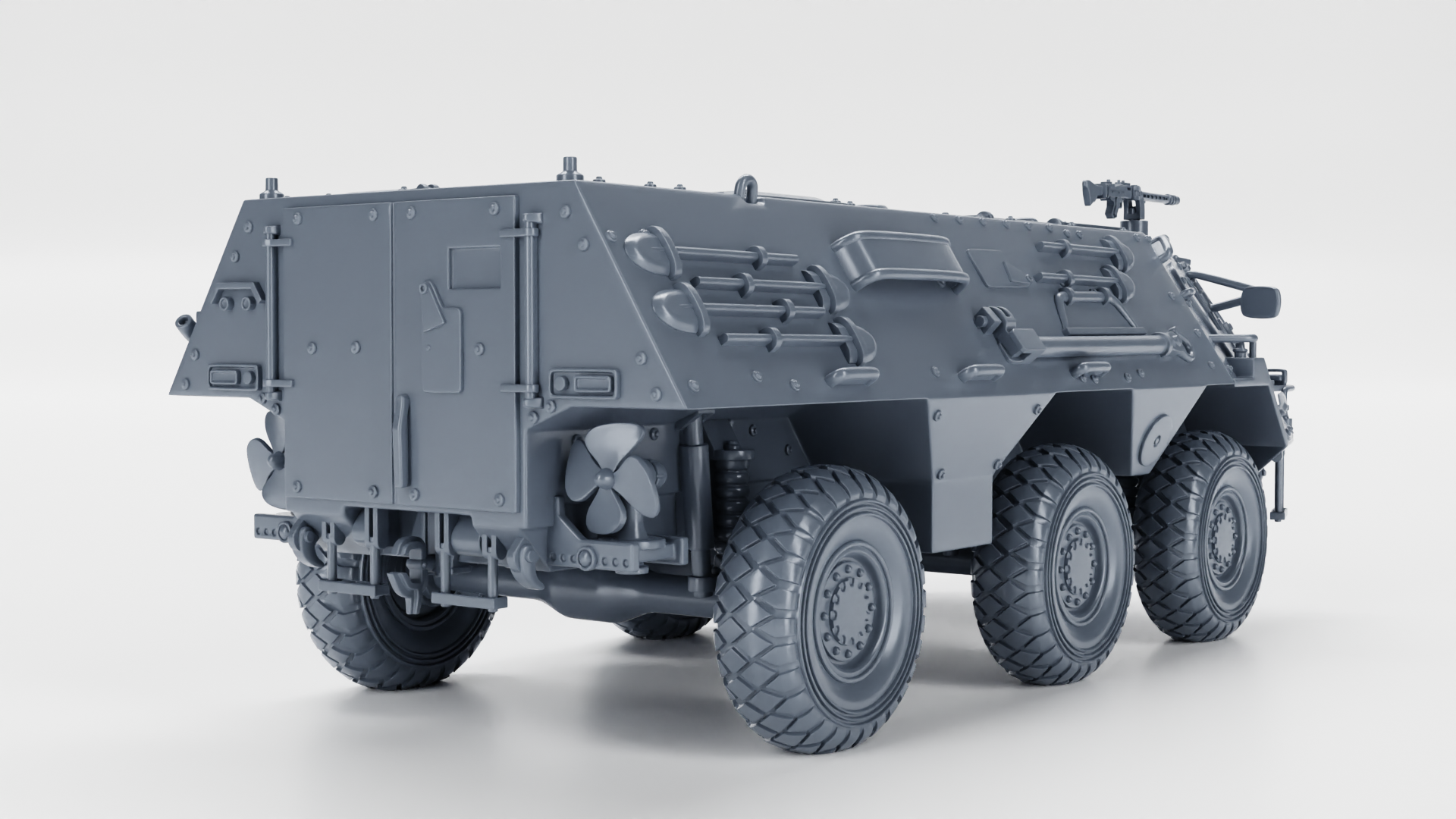 TPz Fuchs 6x6 APC (Germany, Cold war) (scale 1:56 and 1:100) by ...