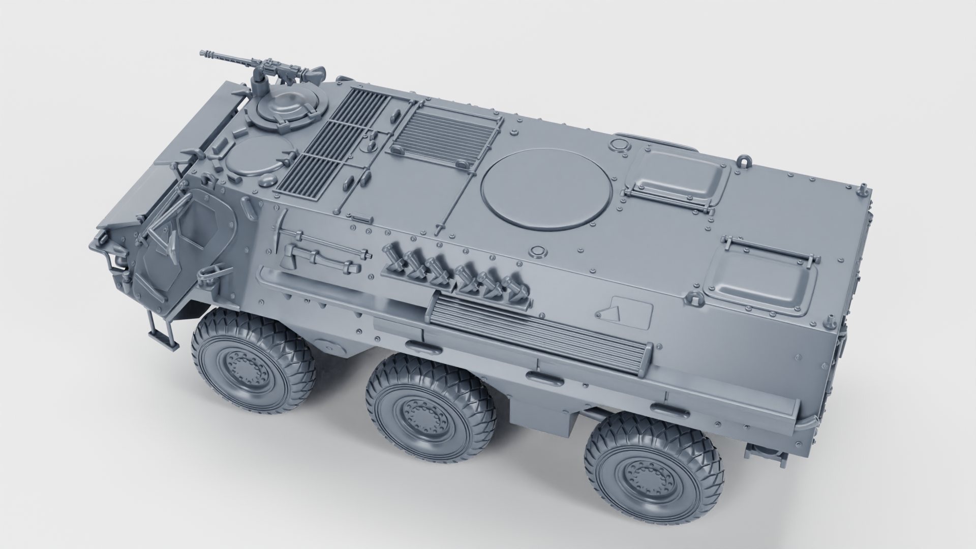 TPz Fuchs 6x6 APC (Germany, Cold war) (scale 1:56 and 1:100) by ...