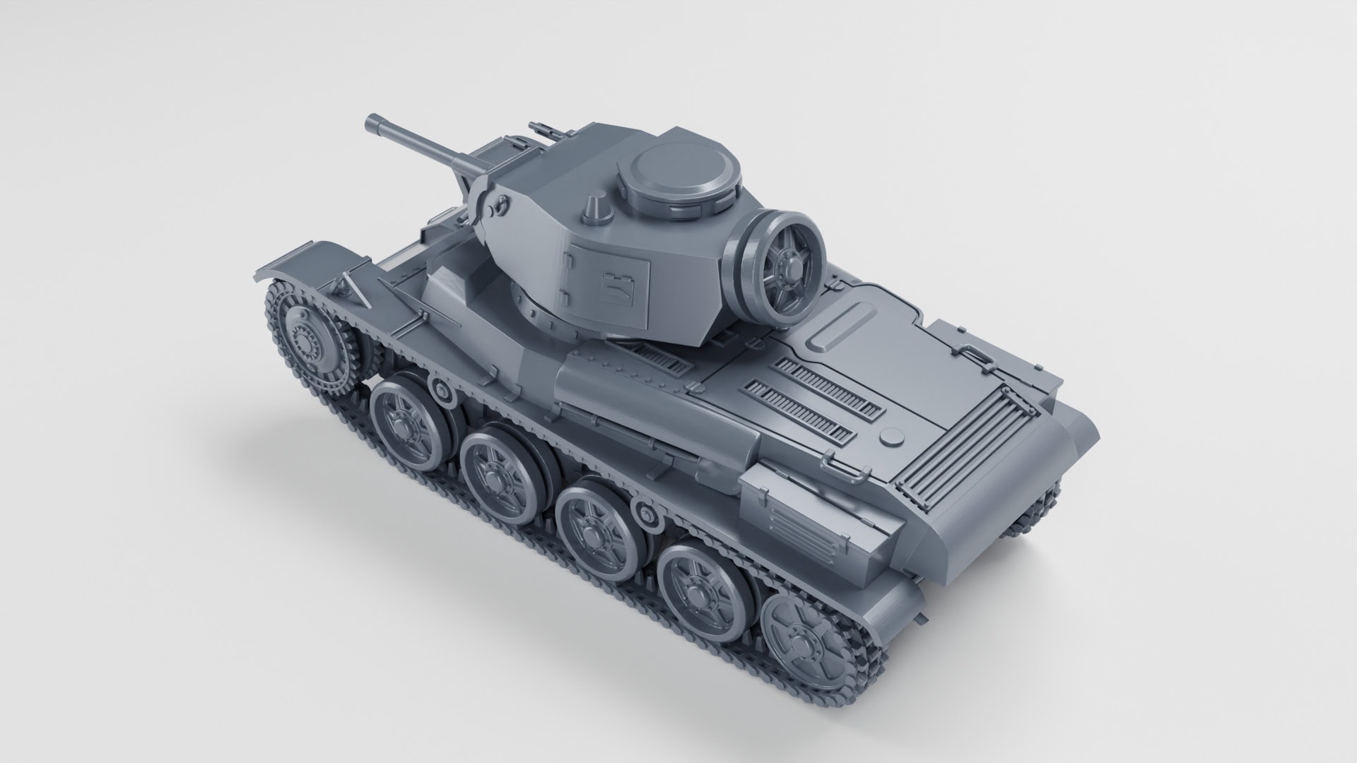 Stridsvagn L-60 m/40L (L-60D, S-V) (Sweden, WW2) by Wargame3D - Wargaming3D