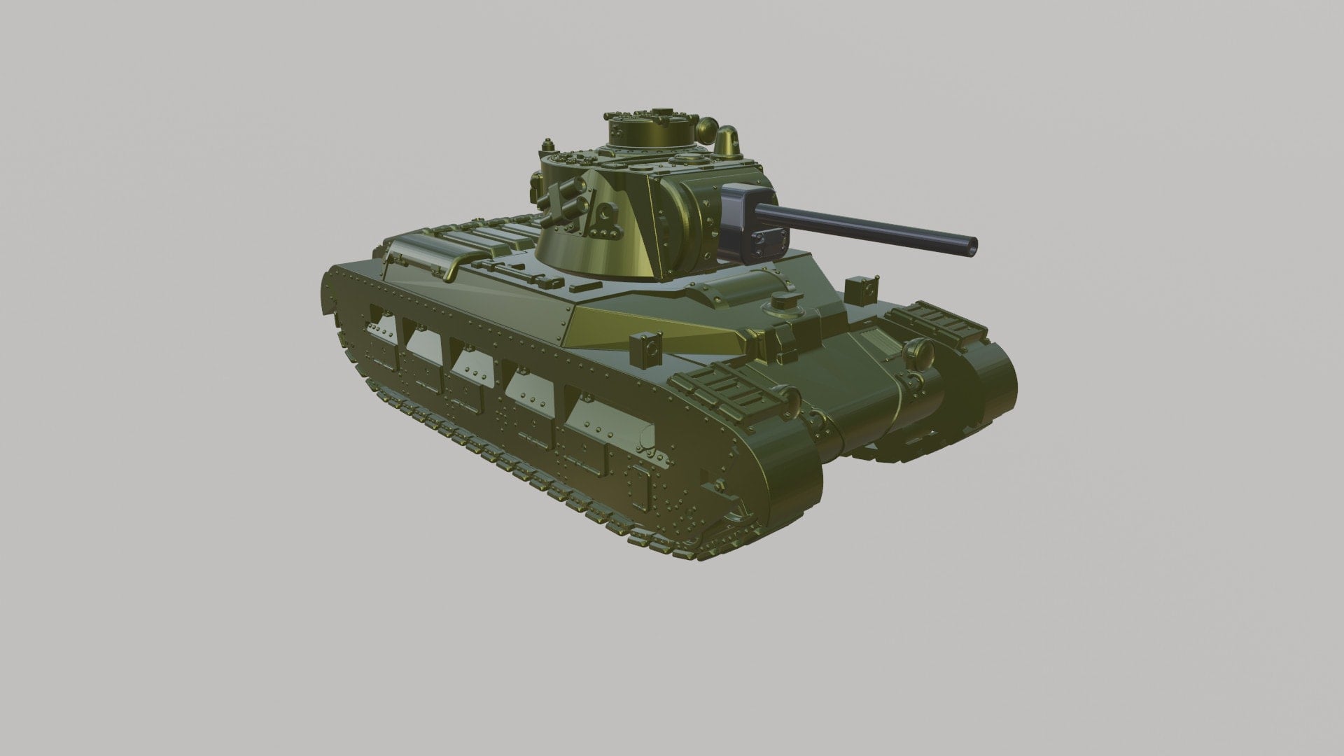 Matilda II Mk.IV with ZiS-5 76mm (UK, WW2) by Wargame3D - Wargaming3D
