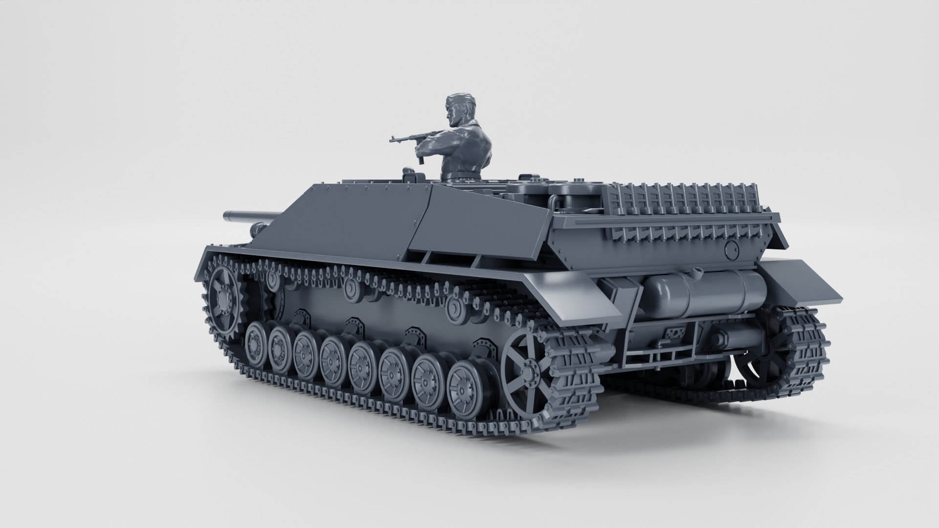 Jagdpanzer IV/70 (V) Lang (early+late version) + 3 Tankmen (Germany ...
