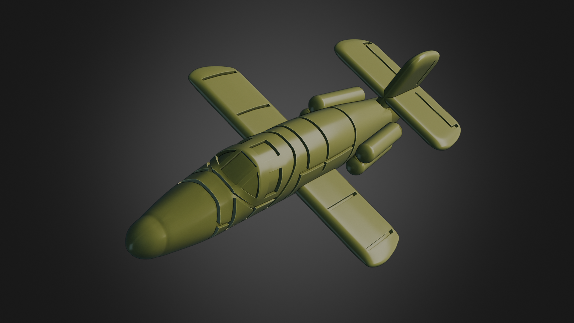 Bachem Ba349A Natter (Germany, WW2) by Wargame3D - Wargaming3D