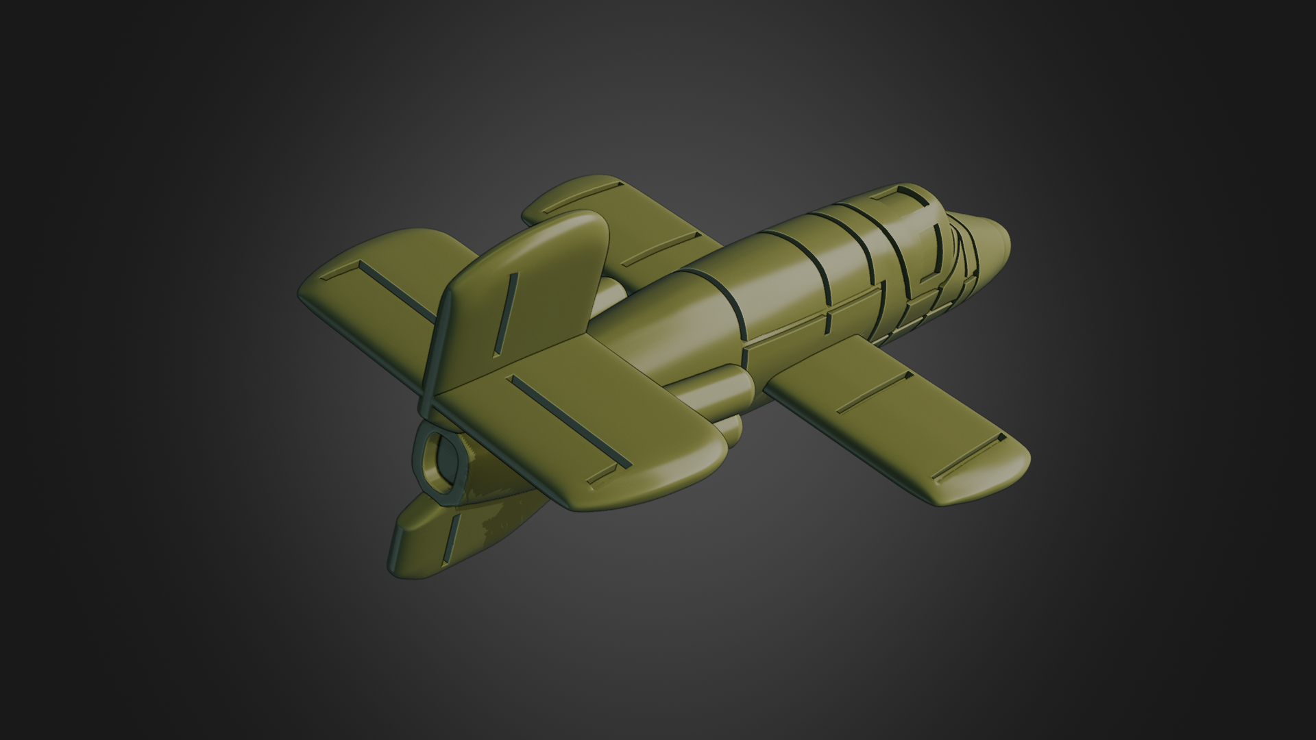 Bachem Ba349A Natter (Germany, WW2) by Wargame3D - Wargaming3D